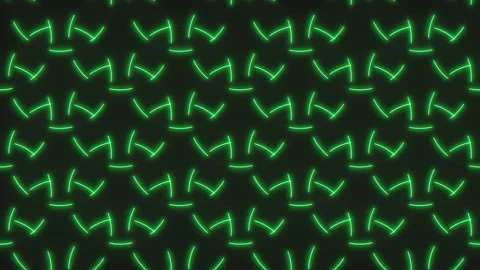 Lines pattern with motion green neon lig... | Stock Video | Pond5