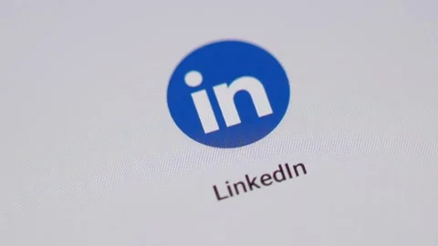 Linkedin App Icon Launching On Smartphon... | Stock Video | Pond5