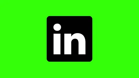 LinkedIn icon background animated, logo ... | Stock Video | Pond5