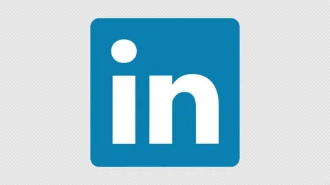 Linkedin logo animation with Alpha Chann... | Stock Video | Pond5