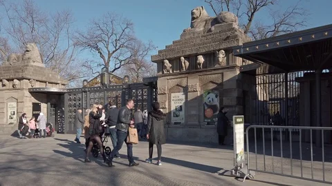Zoo Entrance Gate Stock Footage ~ Royalty Free Stock Videos | Pond5