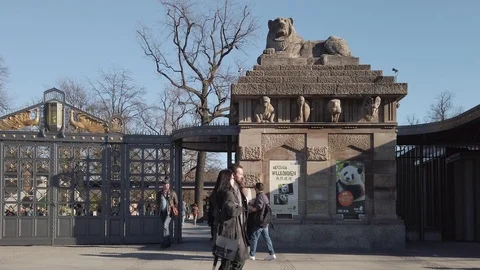 Zoo Entrance Gate Stock Footage ~ Royalty Free Stock Videos | Pond5