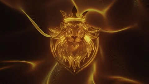 Lion King Animated Intro Logo with Revea... | Stock Video | Pond5