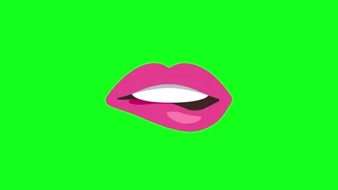 Lips Green Screen Stock Videos – Royalty-Free HD & 4K Videos