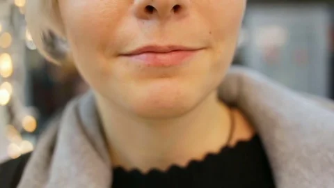 Woman Lips Talking Stock Videos – Royalty-Free HD & 4K Videos | Pond5