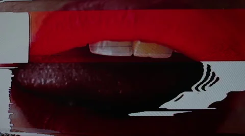lips sexy lipstick kiss static video dis... | Stock Video | Pond5
