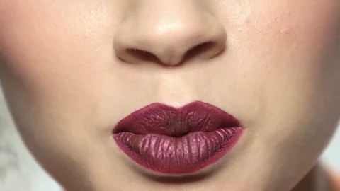 Woman Lips Talking Stock Footage ~ Royalty Free Stock Videos | Pond5