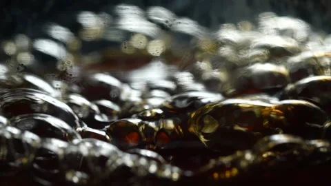 Liquid boils in a laboratory flask. Do d... | Stock Video | Pond5