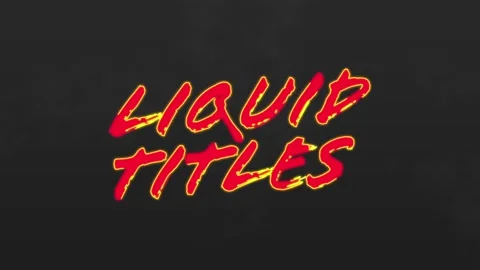Liquid Bold Titles ~ After Effects Project #166154723