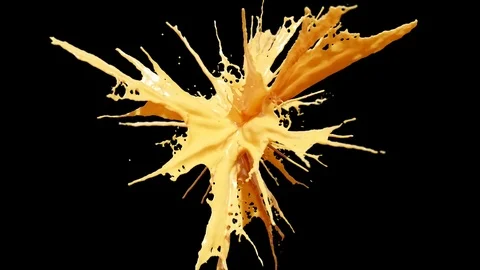 Mud Splatter Alpha Stock Footage ~ Royalty Free Stock Videos | Pond5