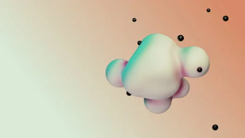 Liquid fluid dynamic abstract animated w... | Stock Video | Pond5