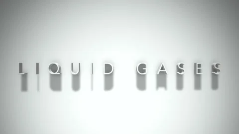 liquid gases 3D title animation white te... | Stock Video | Pond5