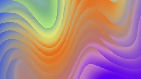 Liquid Gradient Wave Sawtooth Twist With... | Stock Video | Pond5