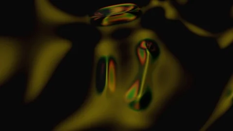 Liquid. Liquid metal. Mercury. Melting g... | Stock Video | Pond5