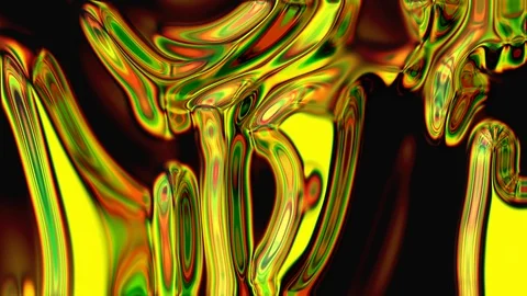 Liquid. Liquid metal. Mercury. Melting g... | Stock Video | Pond5