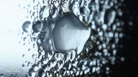 Liquid moving under a microscope | Stock Video | Pond5