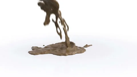 Mud Splash and Drip Stock Video Footage | Royalty Free Mud Splash and ...