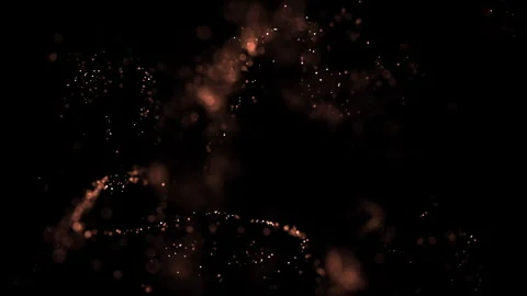 Liquid particles - copper abstract dust ... | Stock Video | Pond5