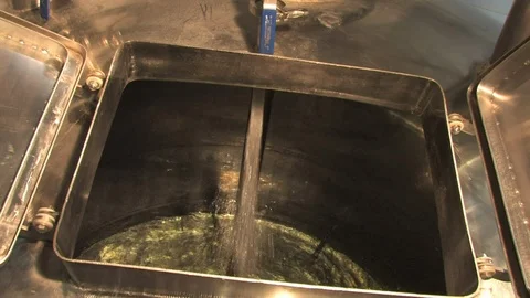 Liquid Pouring into Tank at Micro Brewer... | Stock Video | Pond5