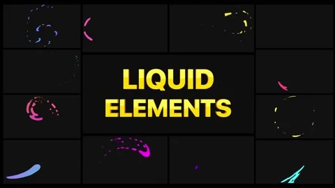 Liquid Shapes | After Effects ~ After Effects #170416649