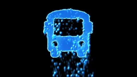 Bus Symbol Stock Video Footage | Royalty Free Bus Symbol Videos | Pond5