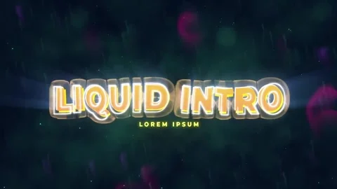 Liquid Title Logo Reveal ~ After Effects Template #247777713