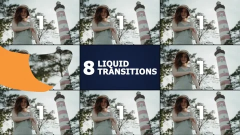 Liquid Transitions | After Effects ~ After Effects #270129318
