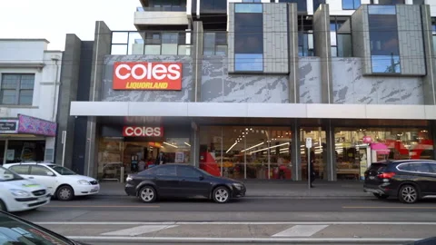 Liquorland of Coles storefront in Melbou... | Stock Video | Pond5