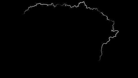 Lithuania coloring the map and flag. Mot... | Stock Video | Pond5