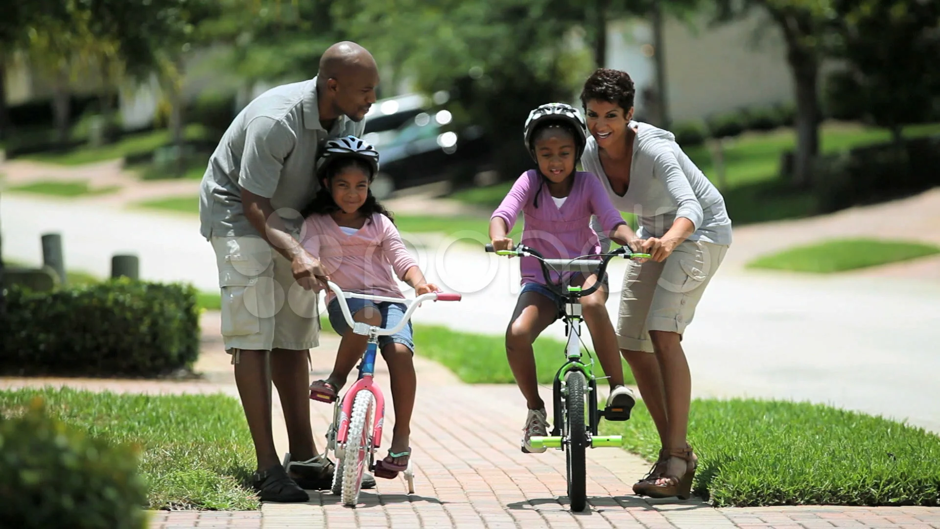 Black Kids Riding Bikes