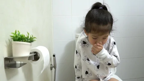 Shitting Toilet Girl Stock Footage ~ Royalty Free Stock Videos | Pond5