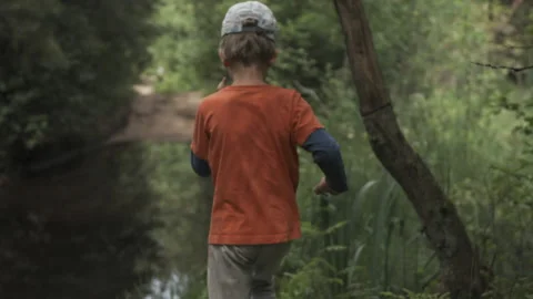 A little boy . Creative. A child in brig... | Stock Video | Pond5