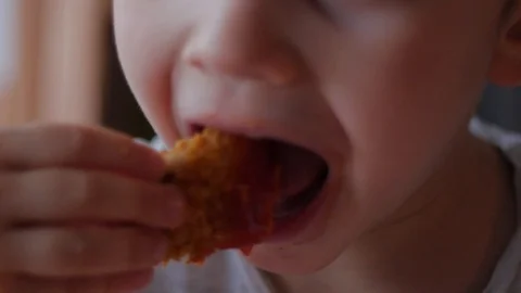 Boy Eating Stock Footage ~ Royalty Free Stock Videos | Pond5