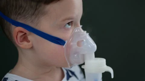 Boy Nebulization Stock Video Footage | Royalty Free Boy Nebulization ...