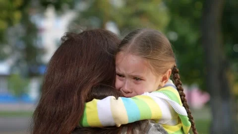 little child cries, tears child face, mo... | Stock Video | Pond5