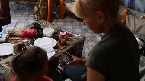 A little funny Mongolian girl in a yurt ... | Stock Video | Pond5