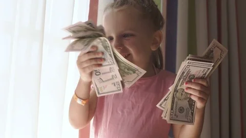 Girl Counting Money Stock Videos – Royalty-Free HD & 4K Videos