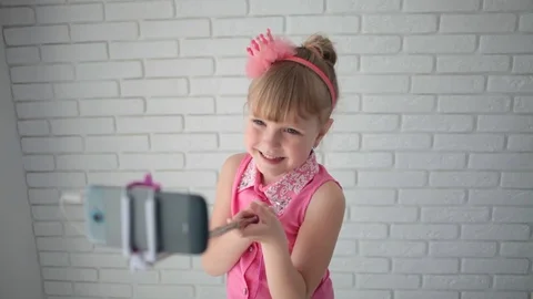 Little Girl Blog Stock Footage ~ Royalty Free Stock Videos | Pond5