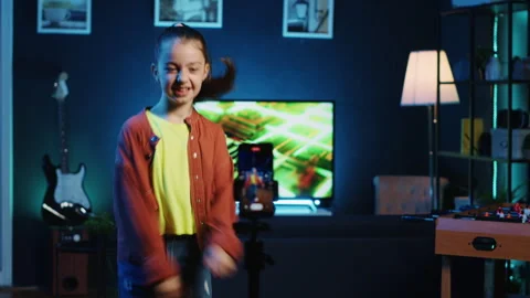 Little girl doing nice dance moves, film... | Stock Video | Pond5