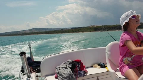 Speed Boat Girl Stock Video Footage | Royalty Free Speed Boat Girl ...