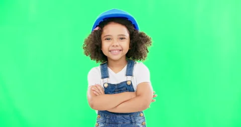 Little Girl Green Screen Stock Video Footage | Royalty Free Little Girl ...