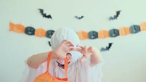 Girls Ghost Costume Stock Videos – Royalty-Free HD & 4K Videos | Pond5