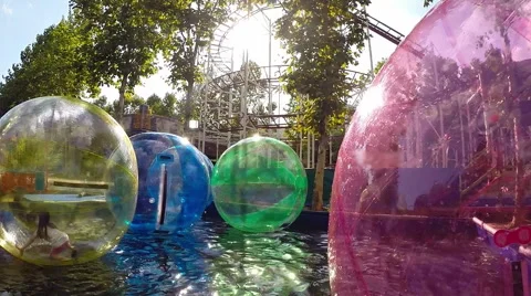 Little Girl Having fun Inside Walking Wa... | Stock Video | Pond5