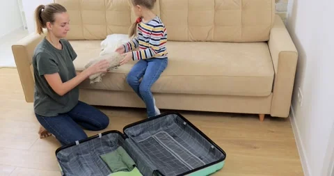 Mom Packing Stock Video Footage | Royalty Free Mom Packing Videos | Pond5