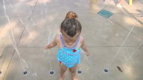 Girl Splash Stock Footage ~ Royalty Free Stock Videos | Pond5