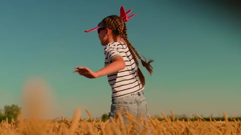 Little Airplane Girl Stock Videos – Royalty-Free HD & 4K Videos