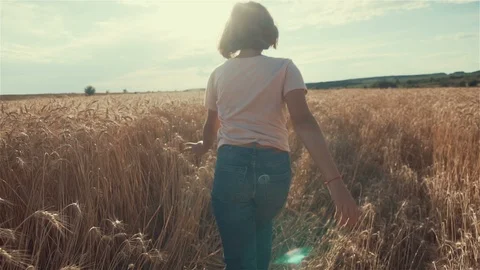 Little Girl Running Stock Footage ~ Royalty Free Stock Videos | Pond5