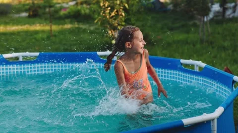 Girl Splash Stock Footage ~ Royalty Free Stock Videos | Page 2