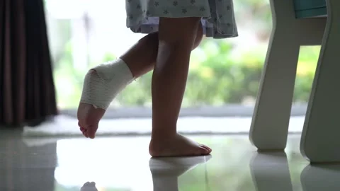 Little Girl Leg Stock Footage ~ Royalty Free Stock Videos | Pond5