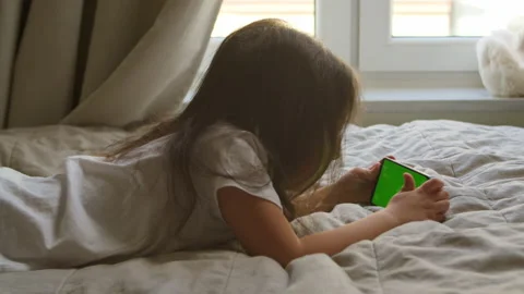 Little Girl Green Screen Stock Video Footage | Royalty Free Little Girl ...